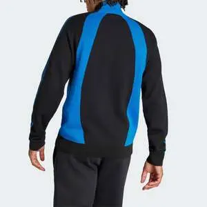 Adidas Quarter-zip Jumper - Blue/black