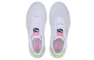 PUMA Cali Low Top Sneakers - White/green