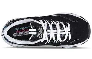 Sketchers D'lites Low Top Sneakers - Black