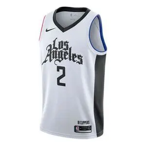 Nike Los Angeles Clippers Leonard #2 Basketball Jersey - White
