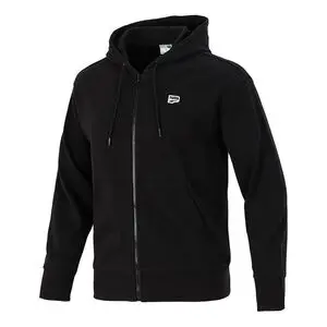 PUMA Athleisure Casual Sports Hooded Jacket - Black