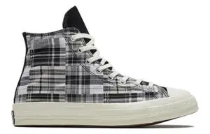 CONVERSE Chuck 70 High Top Sneakers With Checked Pattern - Black/mason/mouse