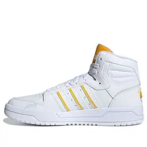 Adidas Entrap Mid Sneakers - White/yellow