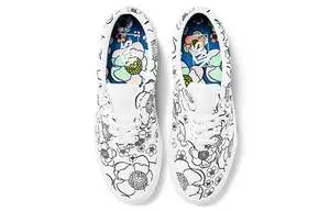 VANS Era 'u-color' Floral Print Sneakers - White
