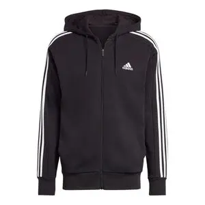 Adidas French Terry 3-stripes Full-zip Hoodie - Default Colorway