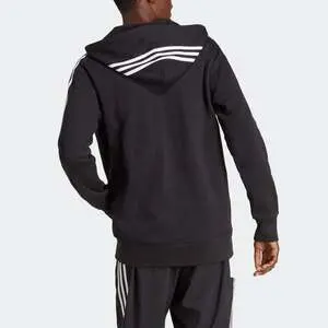 Adidas French Terry 3-stripes Full-zip Hoodie - Default Colorway