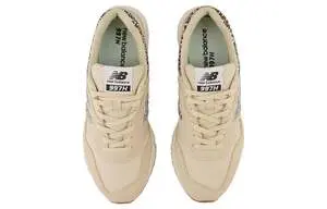 NEW BALANCE 997h Sneakers With Leopard Print Accents - Cream/brown