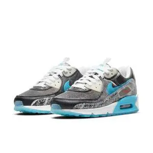 Nike Max 90 Se "rice Ball" Sneakers - Gray/blue/white