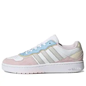 Adidas Courtic Low Top Sneakers - White/pink/blue