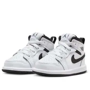 JORDAN 1 Mid 'reverse Panda' Sneakers - White/black