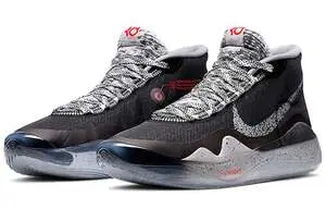 Nike Zoom Kd 12 Ep Basketball Sneakers - Black/wolf Grey/white