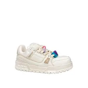 LOUIS VUITTON Trainer Maxi Sneakers - White/blue/purple