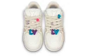 LOUIS VUITTON Trainer Maxi Sneakers - White/blue/purple