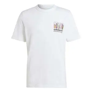 Adidas Adventure Graphic T-shirts - White
