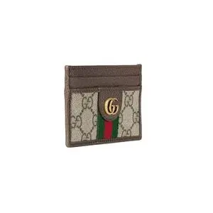 Gucci 26 Ophidia Card Case 'beige Brown - Beige/brown