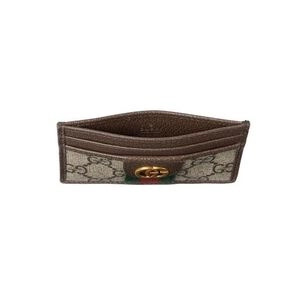 Gucci 26 Ophidia Card Case 'beige Brown - Beige/brown