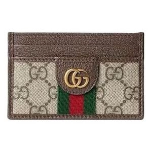 Gucci 26 Ophidia Card Case 'beige Brown - Beige/brown
