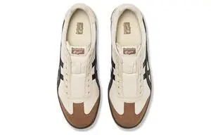 Onitsuka Tiger Tokuten Slip-on Sneakers - White/brown/black