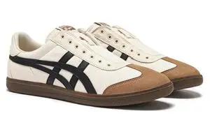 Onitsuka Tiger Tokuten Slip-on Sneakers - White/brown/black