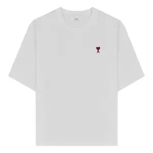 AMI Paris Small Heart Logo Boxy Fit T-shirt