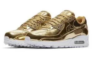 Nike Max 90 Metallic Pack Sneakers - Gold