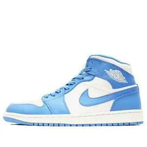 JORDAN Air Jordan 1 Mid Sneakers White/university Blue-white