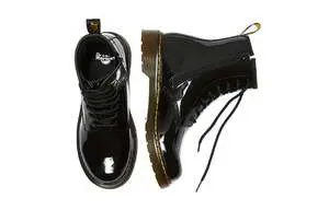 Dr. Martens 1460 Patent Leather Lace Up Boots - Black