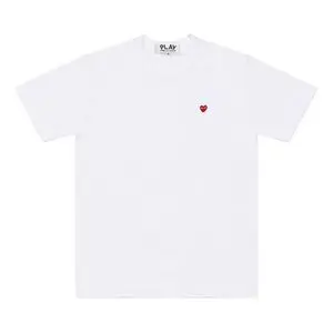 Play Comme Des Garcon Basic T-shirt Mini Red Emblem