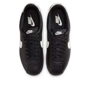 Nike Cortez Leather Sneakers - Black/pale Ivory