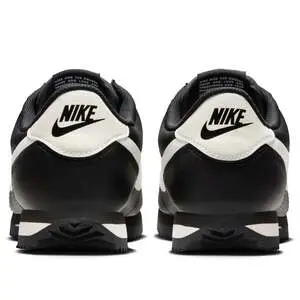 Nike Cortez Leather Sneakers - Black/pale Ivory