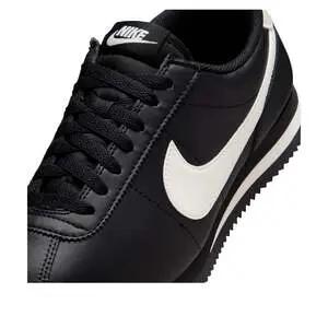 Nike Cortez Leather Sneakers - Black/pale Ivory