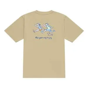 NEW BALANCE Graphic T-shirt - Tan