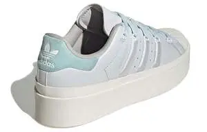 Adidas Superstar Bonega Platform Sneakers - White/blue