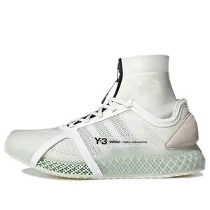 Adidas Y-3 Runner 4d Iow Mid "core" Sneakers - White