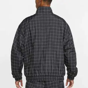 Nike Lab Casual Sports Woven Plaid Jacket