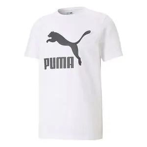 PUMA Classics Logo T-shirt 'white Black - White/black