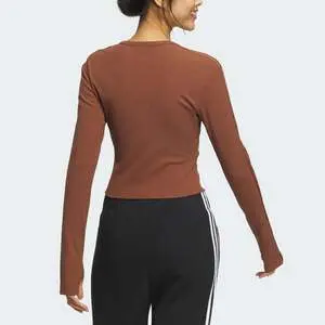 Adidas Originals Corset Long Sleeve Shirt - Brown