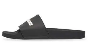 Balenciaga Pool Slides - Black
