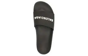 Balenciaga Pool Slides - Black