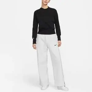 Nike Round Neck Casual Sports Sweatshirt - Black