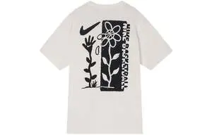 Nike Logo Printing Pattern Pullover Casual Short Sleeve White T-shirt
