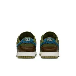 Nike Dunk Low Nh 'cacao Wow' Sneakers - Green/blue/gray