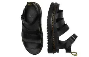 Dr. Martens Blaire Leather Sandals - Black