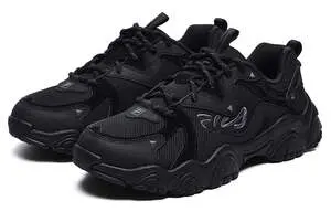 FILA Fluid 4 Lace-up Athletic Sneakers - Black/white