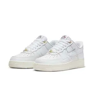 Nike Force 1 '07 Premium 'history Of Logos' Sneakers - White