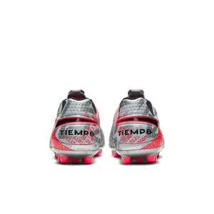 Nike Legend Academy Ag Artificial Grass Soccer Cleats - Grey/red