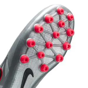 Nike Legend Academy Ag Artificial Grass Soccer Cleats - Grey/red
