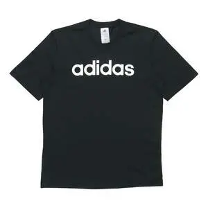 Adidas E Lin Tee Casual Sports Short Sleeve - Black