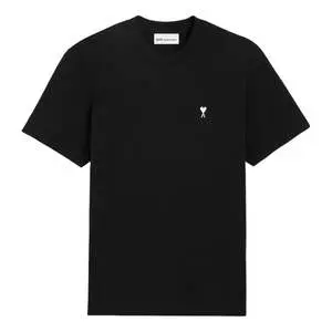 AMI Paris Small Heart Logo T-shirt - Black
