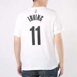 Nike Dri-fit Nba Brooklyn Nets Kyrie Irving Graphic Tee - White